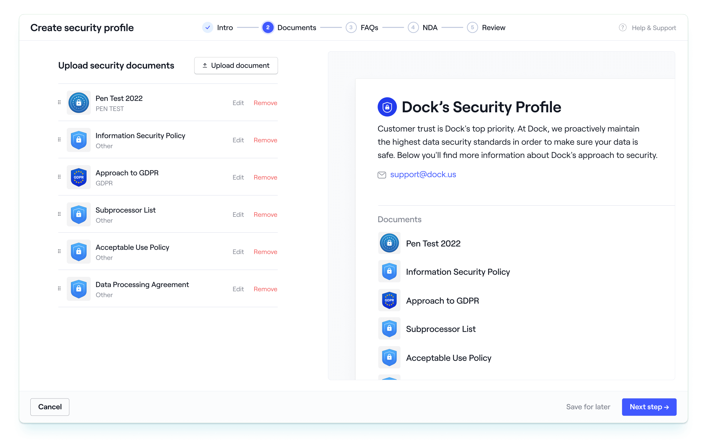 Dock - Revenue Enablement
